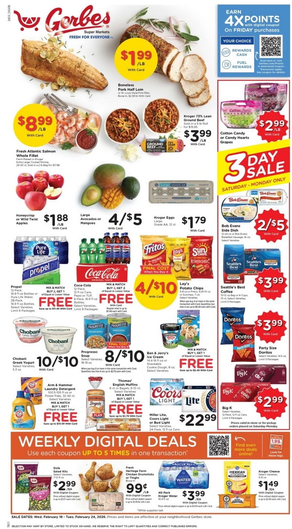Gerbes Weekly Ad Feb 18 – Feb 24, 2026