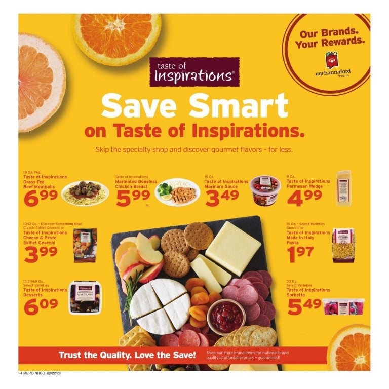 Hannaford Weekly Ad Feb 22 – Feb 28, 2026