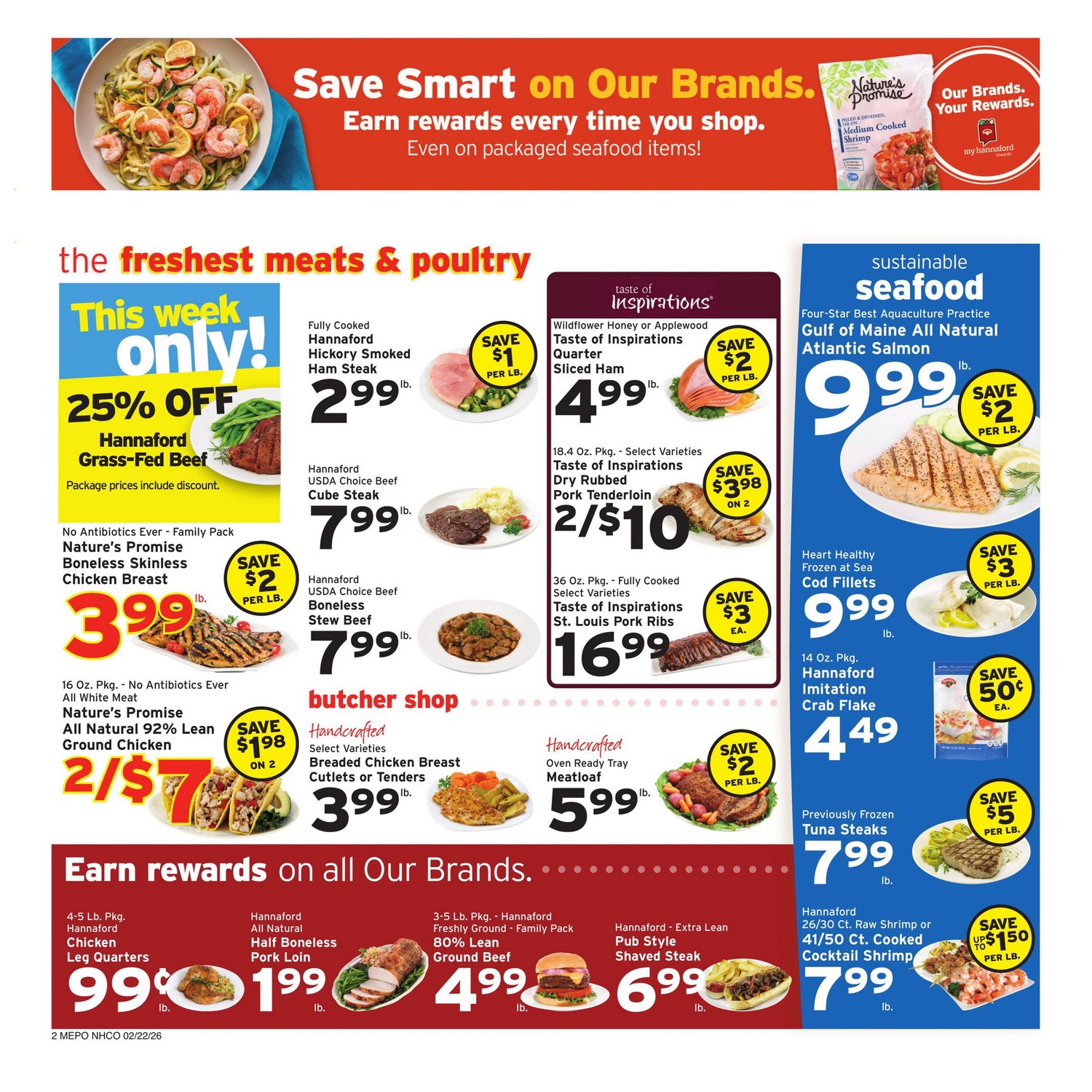 Hannaford Weekly Ad Feb 22 – Feb 28, 2026