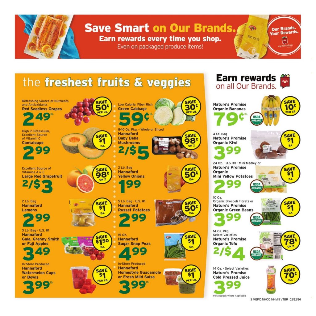 Hannaford Weekly Ad Feb 22 – Feb 28, 2026