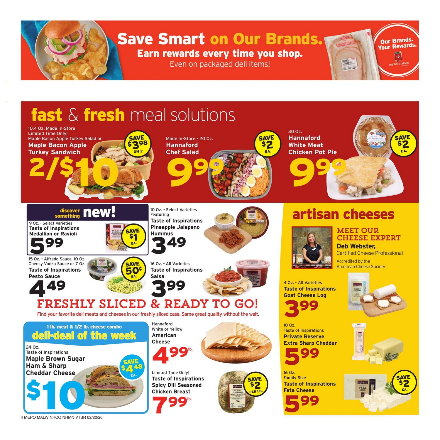 Hannaford Weekly Ad Feb 22 – Feb 28, 2026