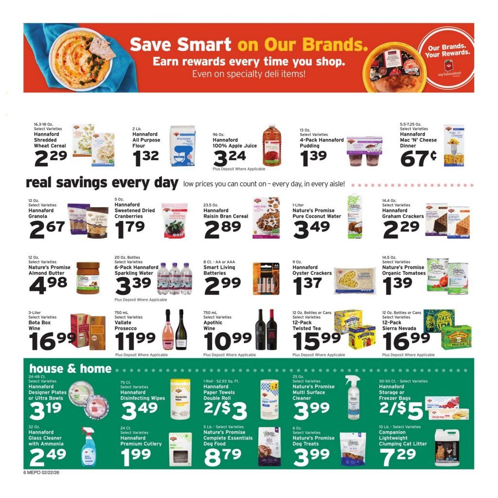 Hannaford Weekly Ad Feb 22 – Feb 28, 2026