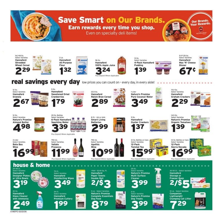 Hannaford Weekly Ad Feb 22 – Feb 28, 2026