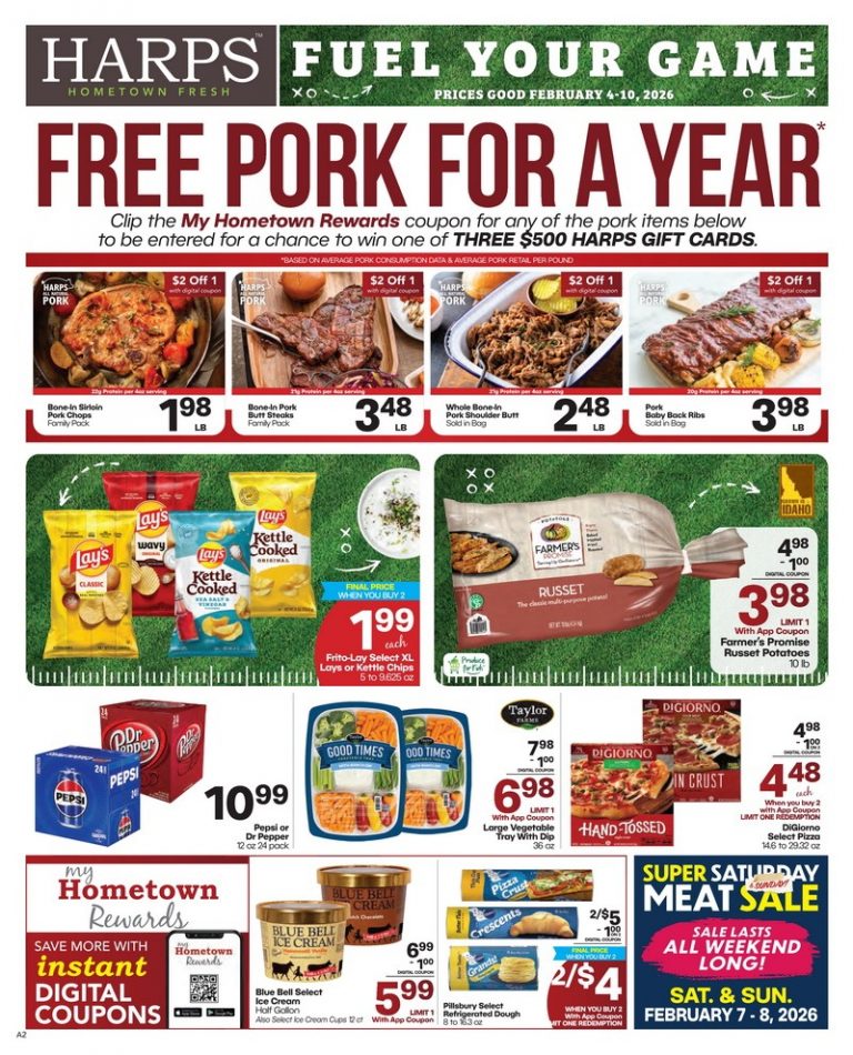 Harps Food Stores Weekly Ad Feb 04 – Feb 10, 2026