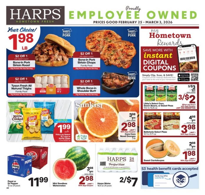 Harps Food Stores Weekly Ad Feb 25 – Mar 03, 2026