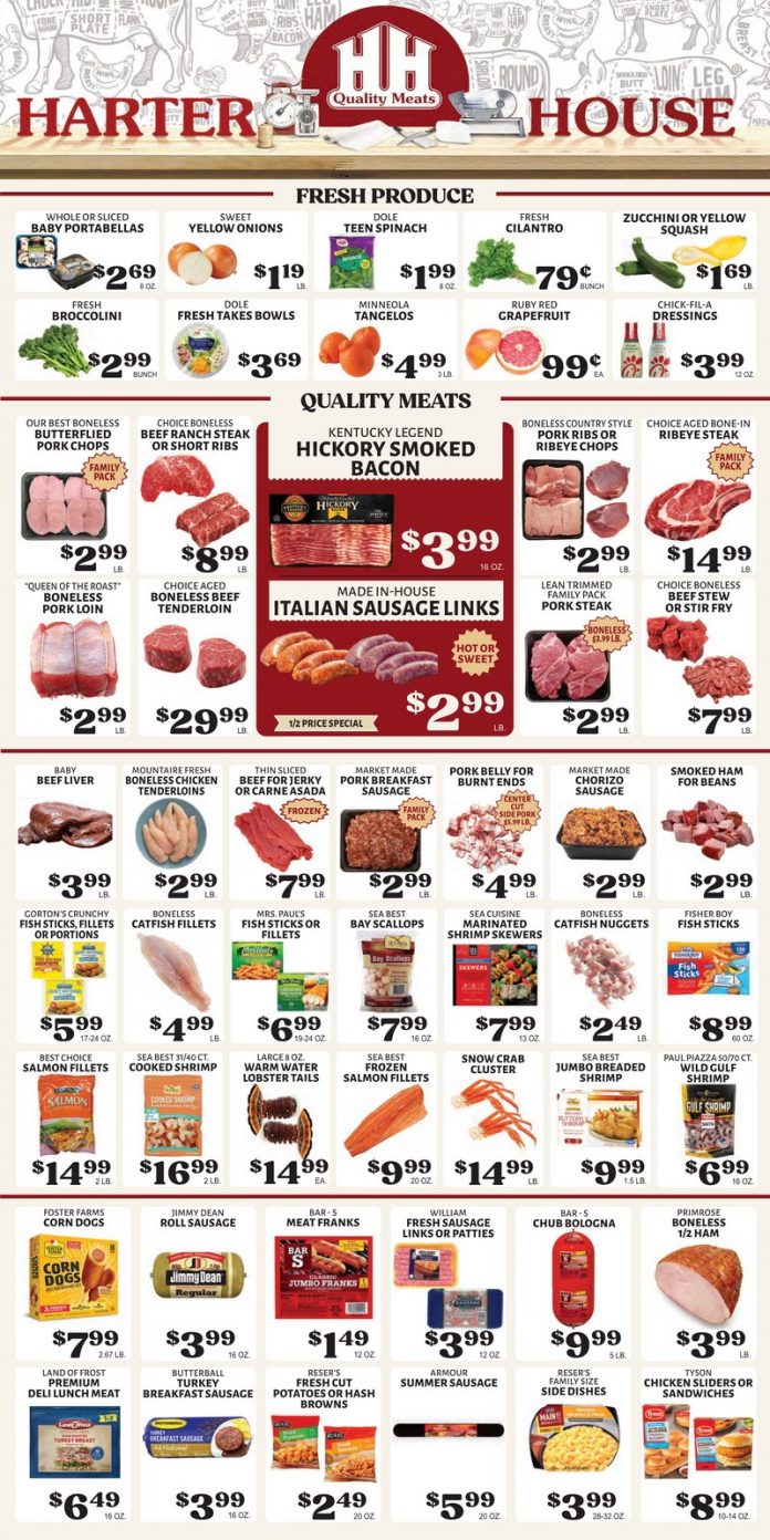 Harter House Weekly Ad Feb 25 – Mar 03, 2026