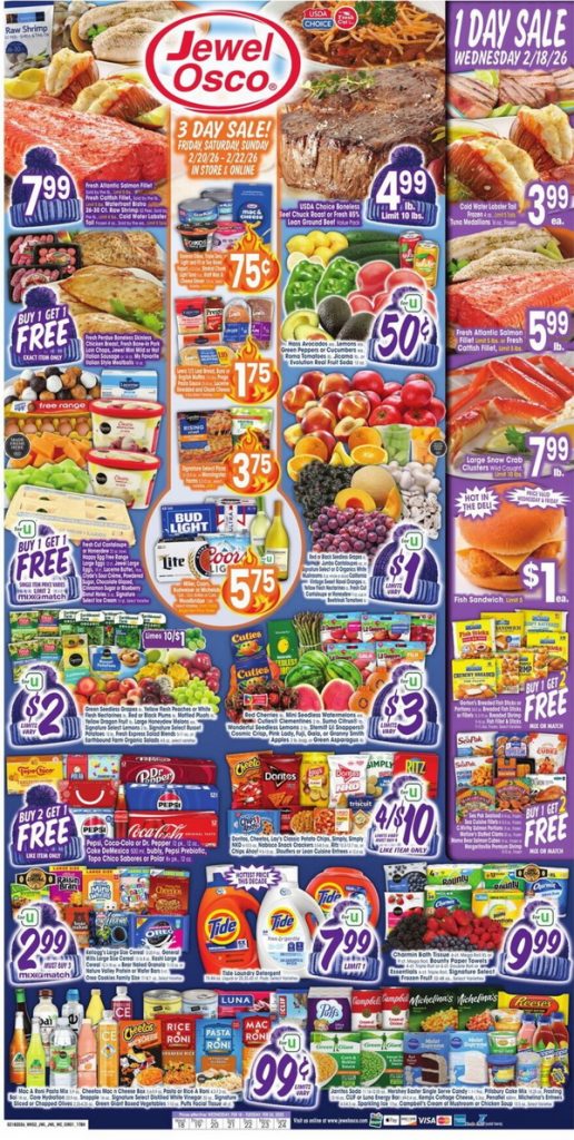 Jewel Osco Weekly Ad Feb 18 – Feb 24, 2026
