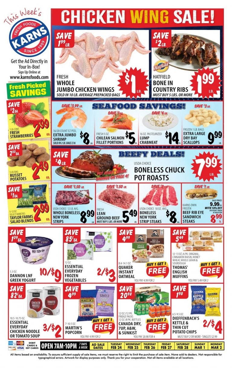 Karns Quality Foods Weekly Ad Feb 24 – Mar 02, 2026