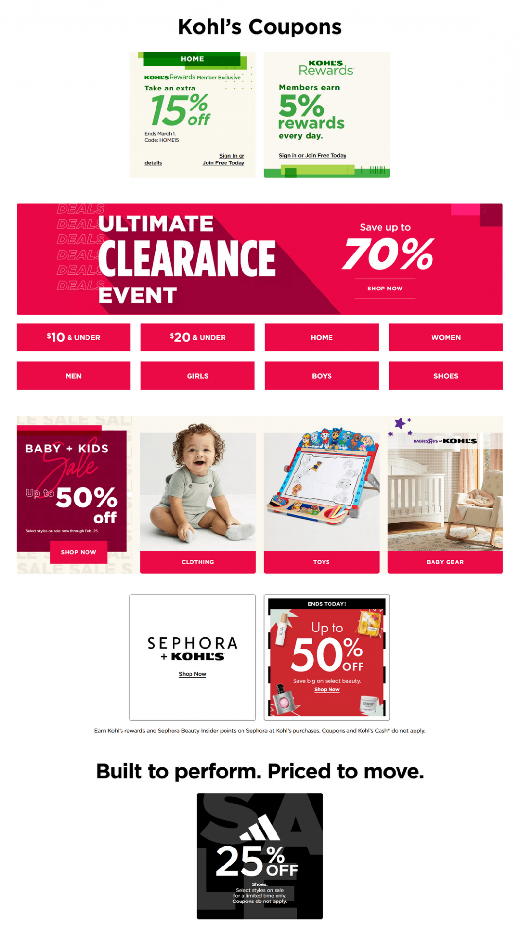 Kohl's Coupon Ad Until Feb 25, 2026