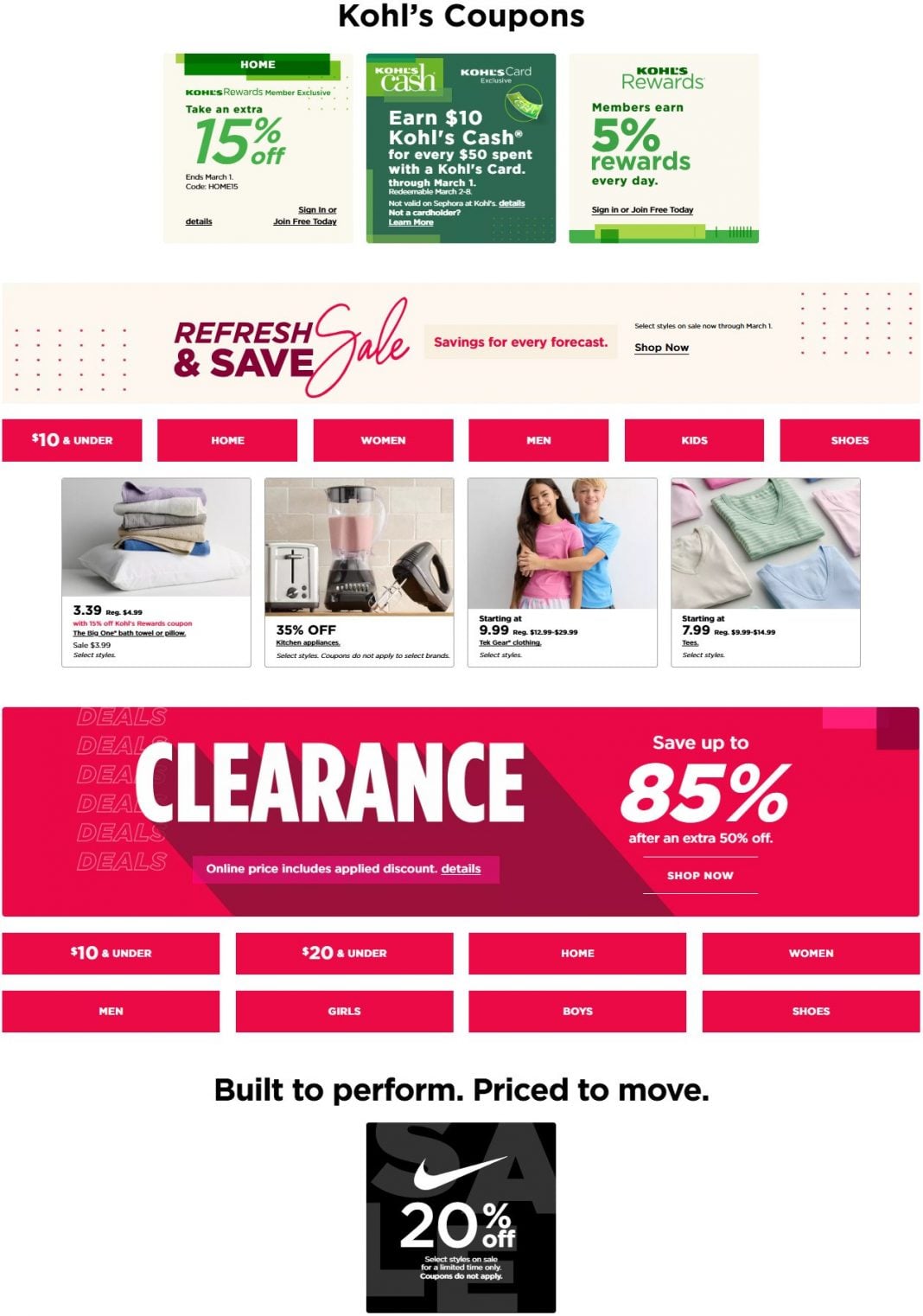 Kohl's Coupon Ad Until Mar 01, 2026