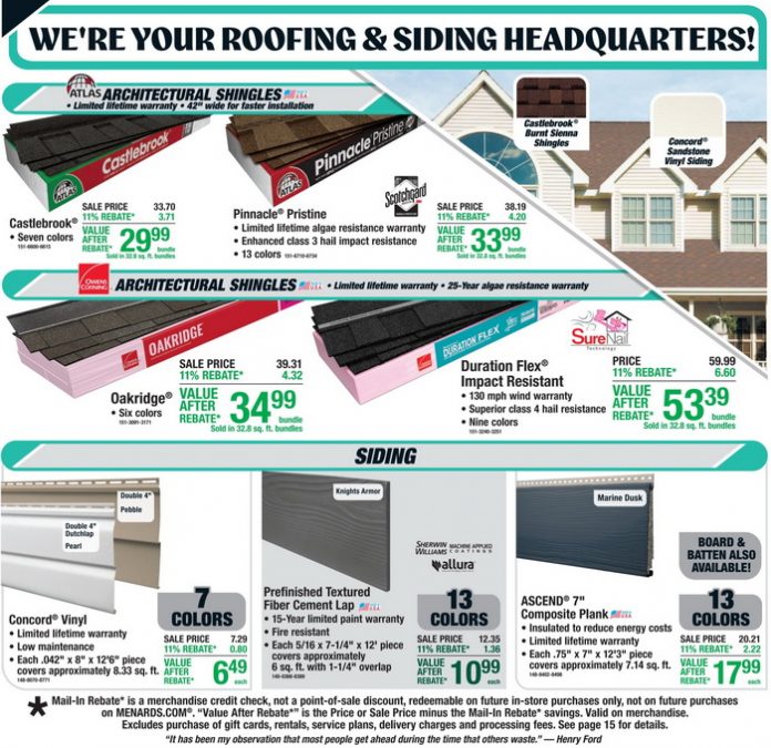 Menards Weekly Ad Feb 15 – Mar 01, 2026