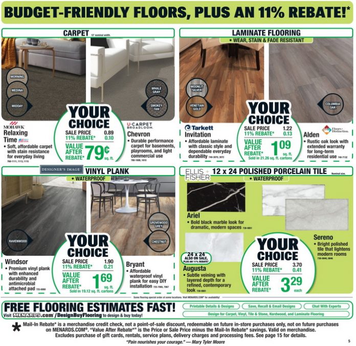 Menards Weekly Ad Feb 15 – Mar 01, 2026