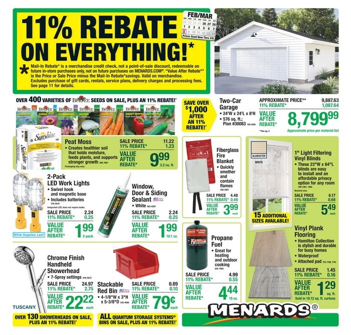 Menards Weekly Ad Feb 26 – Mar 08, 2026