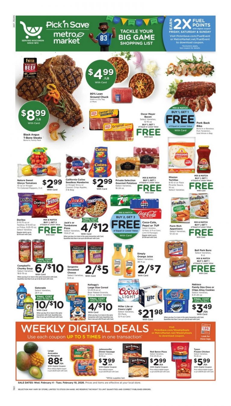 Pick 'n Save Weekly Ad Feb 04 – Feb 10, 2026 (Valentine's Day Promotion ...