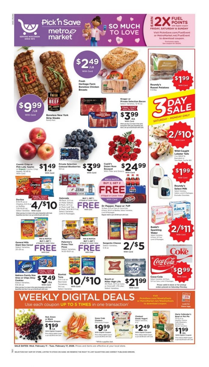 Pick 'n Save Weekly Ad Feb 11 – Feb 17, 2026 (Valentine's Day Promotion ...