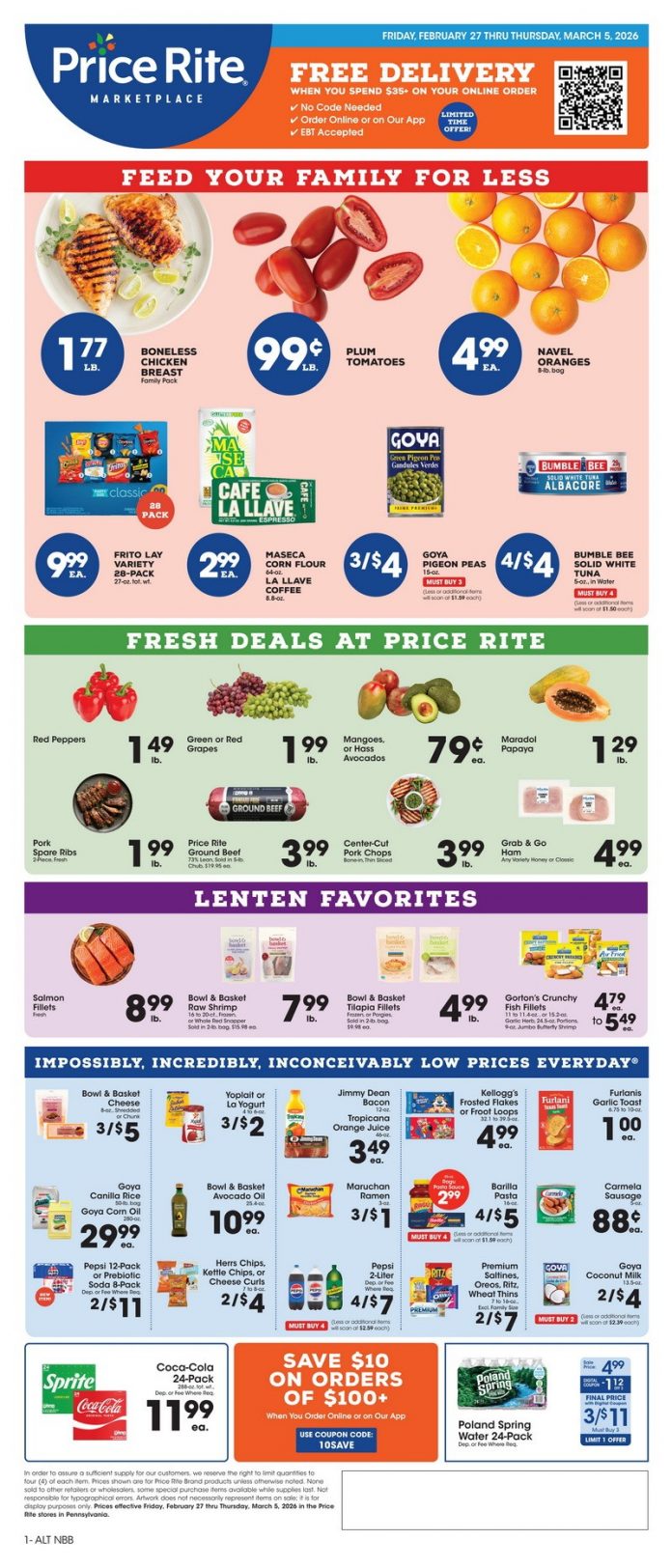 Price Rite Weekly Ad Feb 27 – Mar 05, 2026
