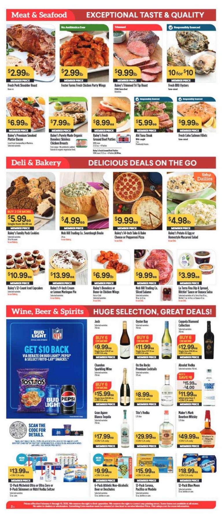 Raley's Supermarkets Weekly Ad Feb 04 – Feb 10, 2026