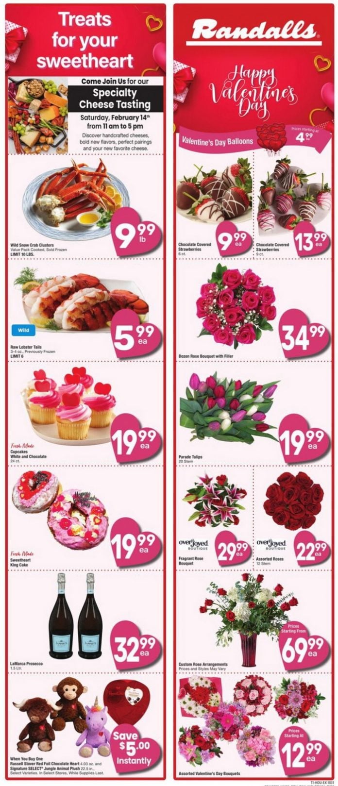 Randalls Weekly Ad Feb 11 – Feb 17, 2026 (Valentine's Day Promotion ...