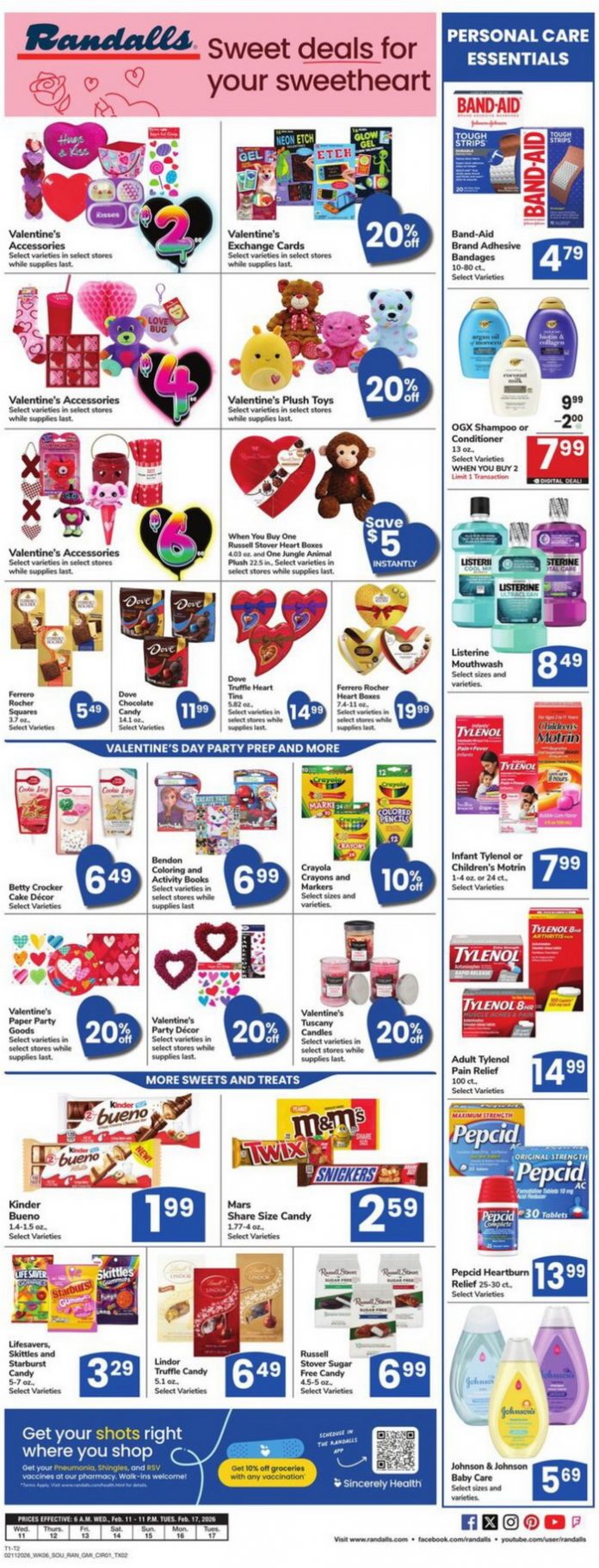Randalls Weekly Ad Feb 11 – Feb 17, 2026 (Valentine's Day Promotion ...