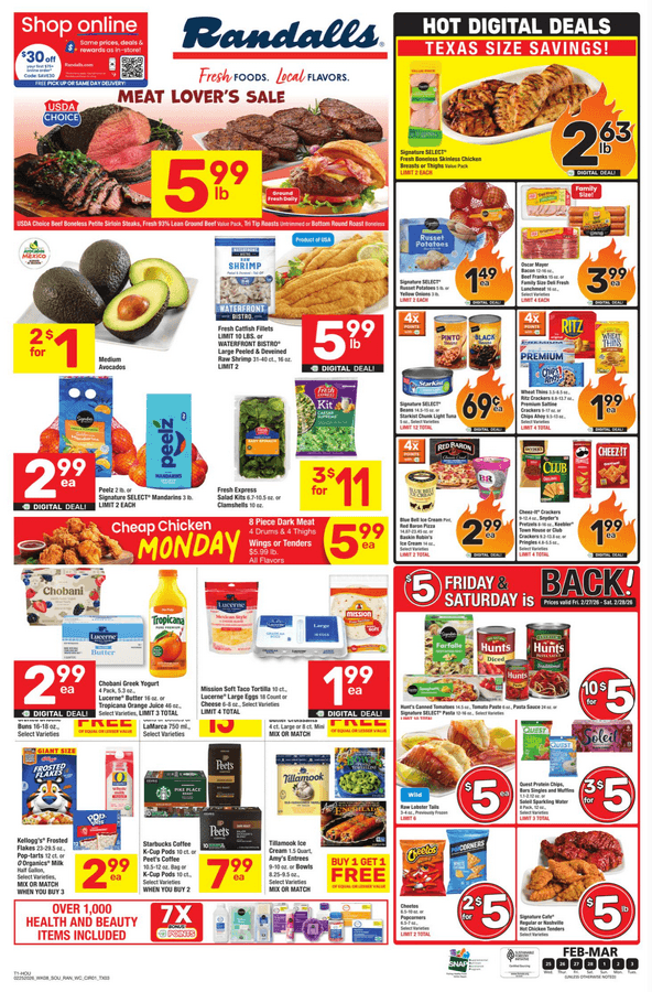 Randalls Weekly Ad Feb 25 – Mar 03, 2026