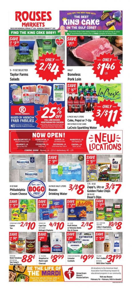 Rouses Weekly Ad Feb 04 – Feb 11, 2026