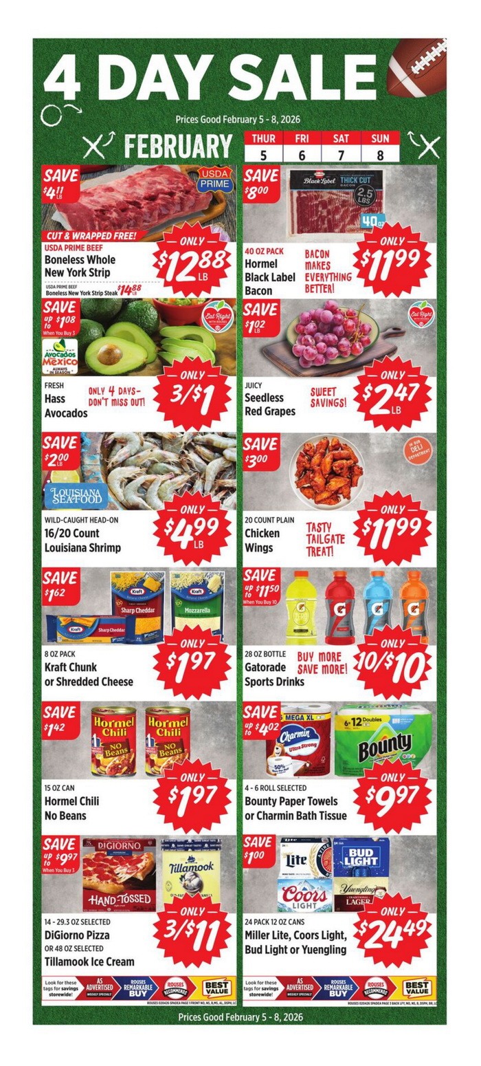 Rouses Weekly Ad Feb 04 – Feb 11, 2026