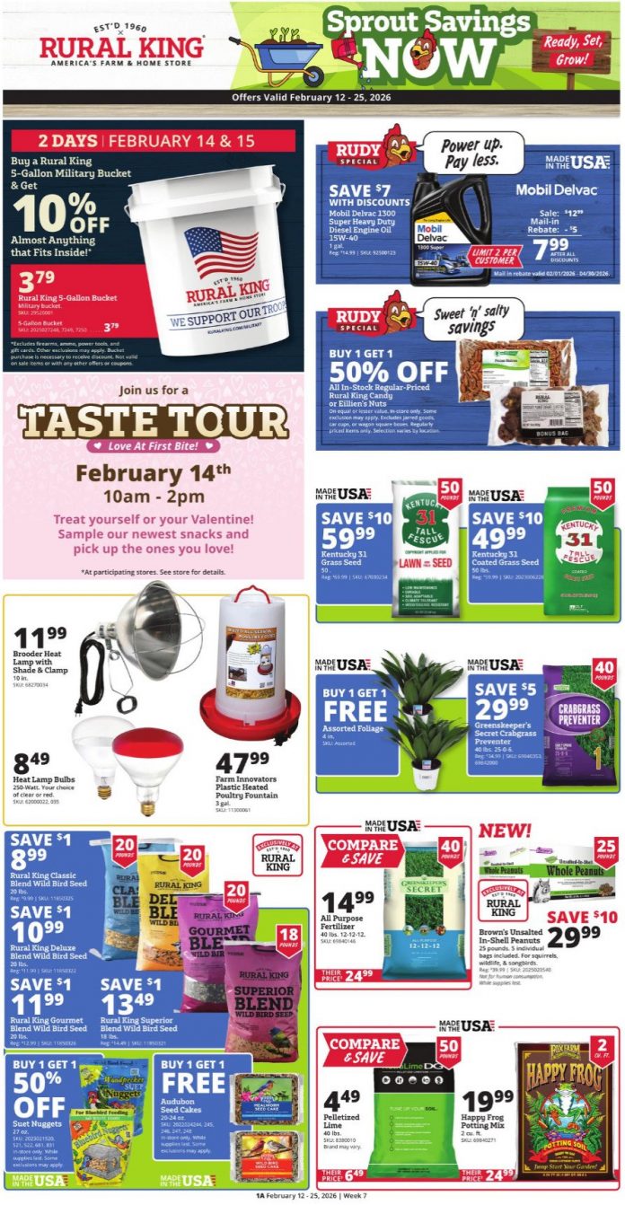 Rural King Weekly Ad Feb 12 – Feb 25, 2026 (Valentine's Day Promotion ...