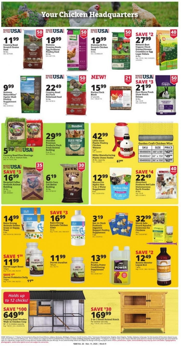 Rural King Weekly Ad Feb 26 – Mar 11, 2026