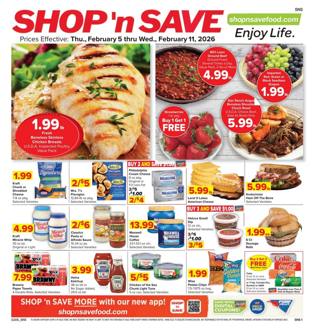 SHOP 'n SAVE Weekly Ad Feb 05 – Feb 11, 2026