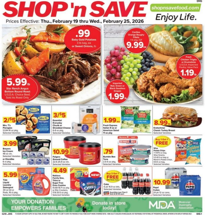 SHOP 'n SAVE Weekly Ad Feb 19 – Feb 25, 2026