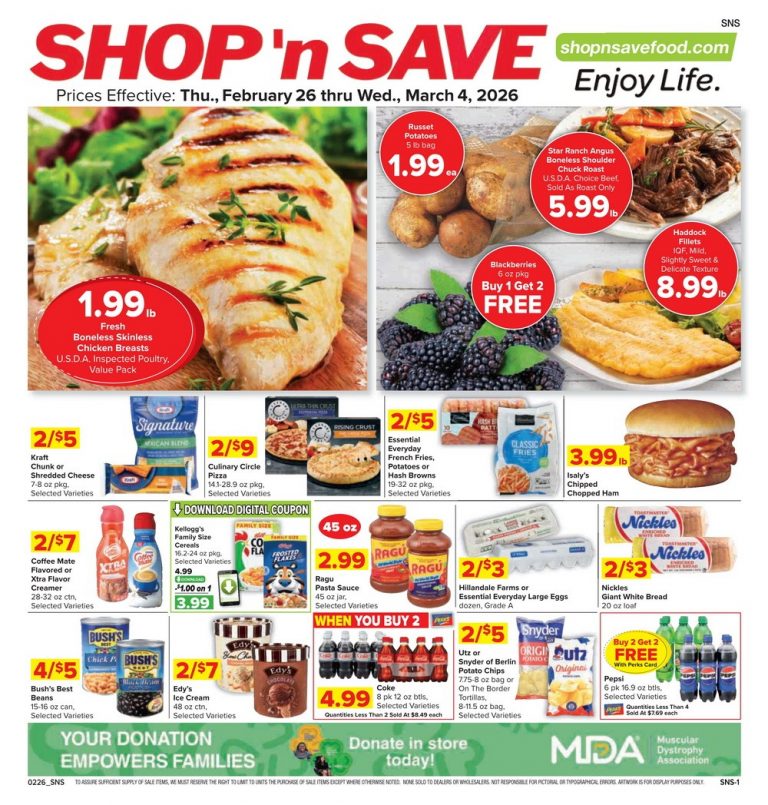 SHOP 'n SAVE Weekly Ad Feb 26 – Mar 04, 2026