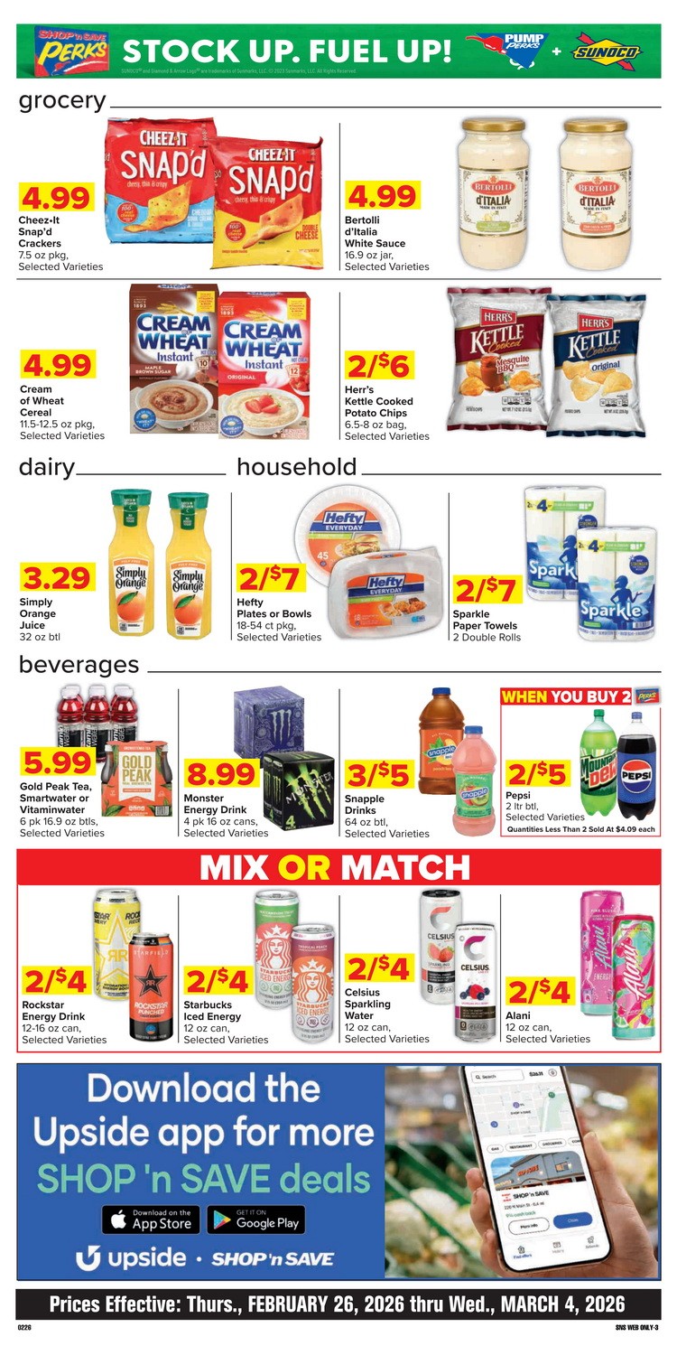 SHOP 'n SAVE Weekly Ad Feb 26 – Mar 04, 2026