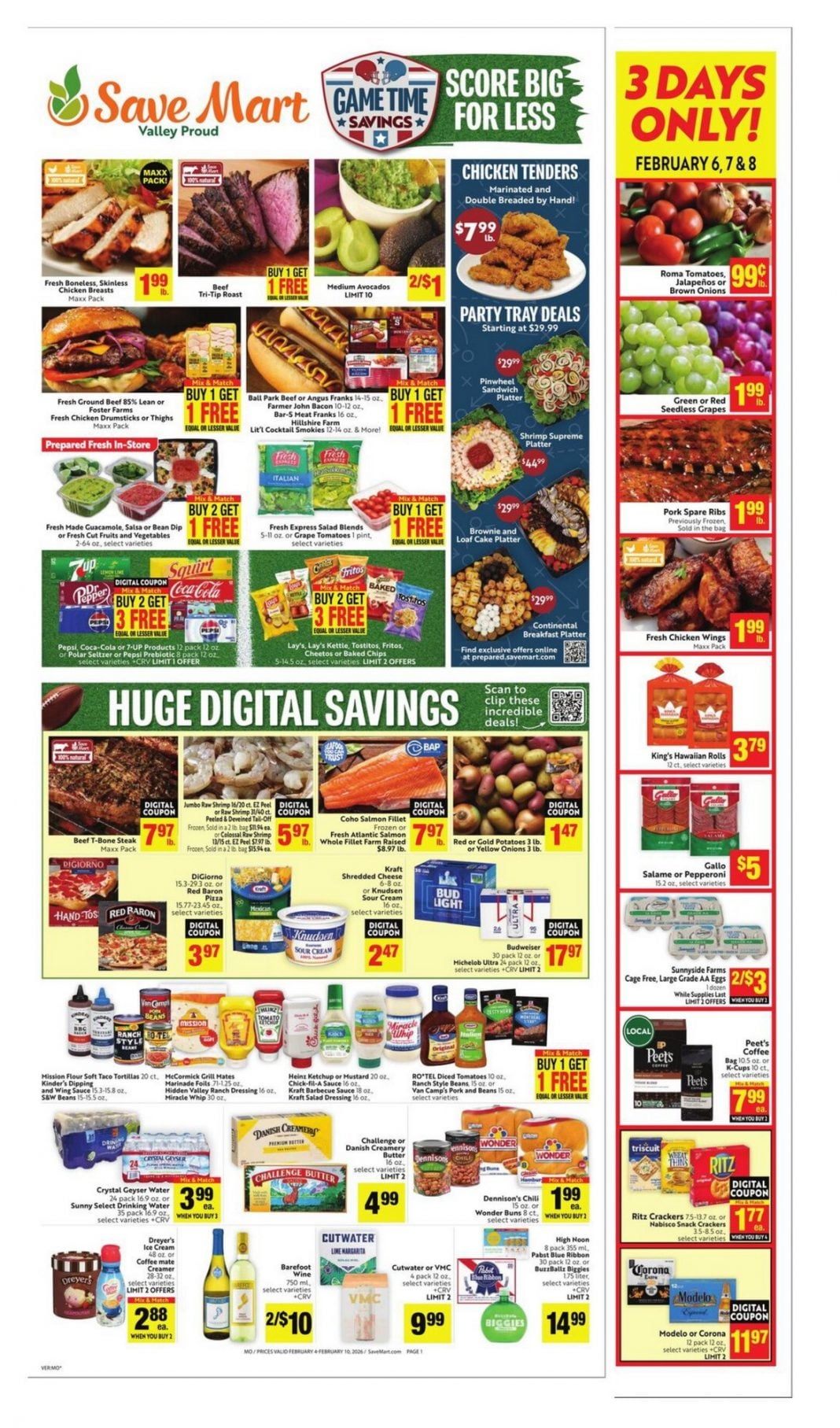 Save Mart Supermarkets Weekly Ad Feb 04 – Feb 10, 2026