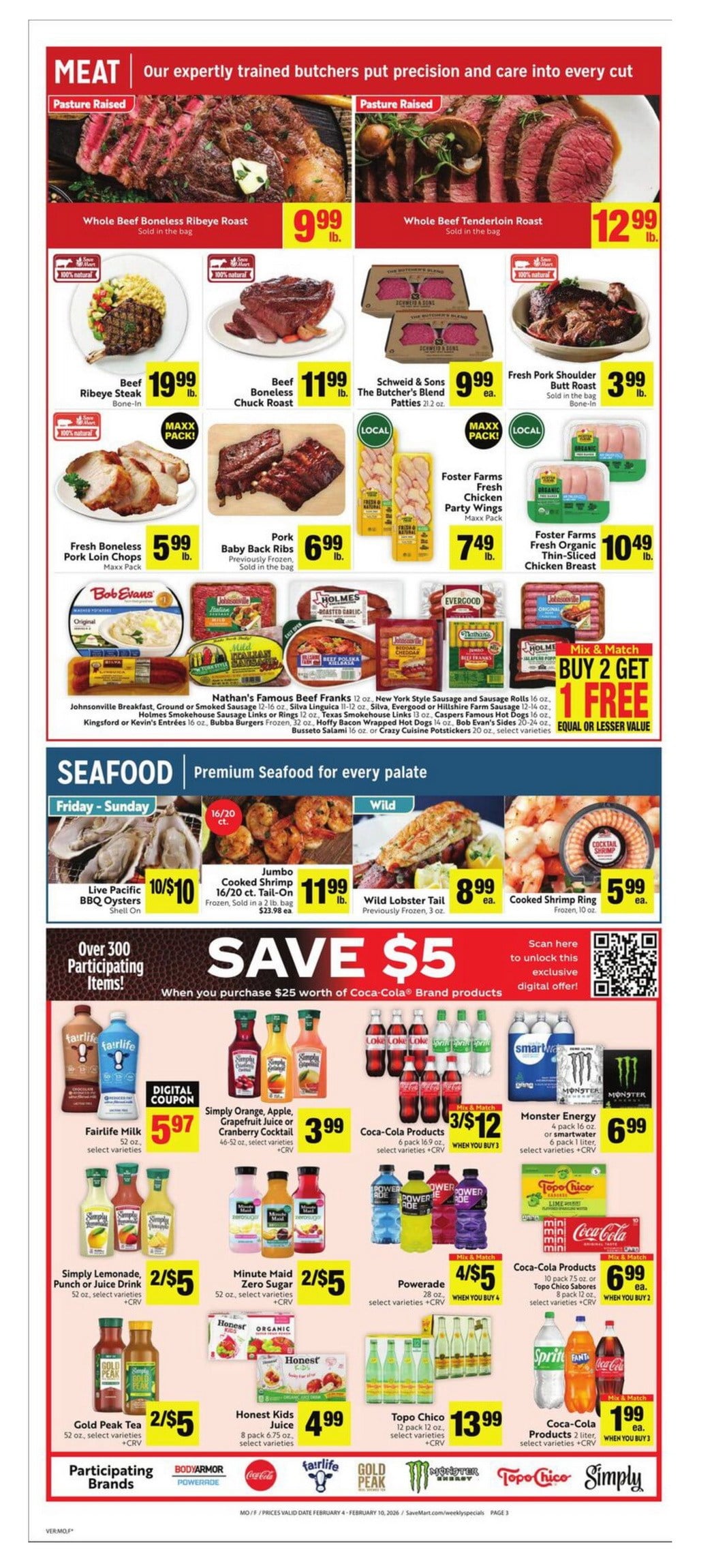 Save Mart Supermarkets Weekly Ad Feb 04 – Feb 10, 2026