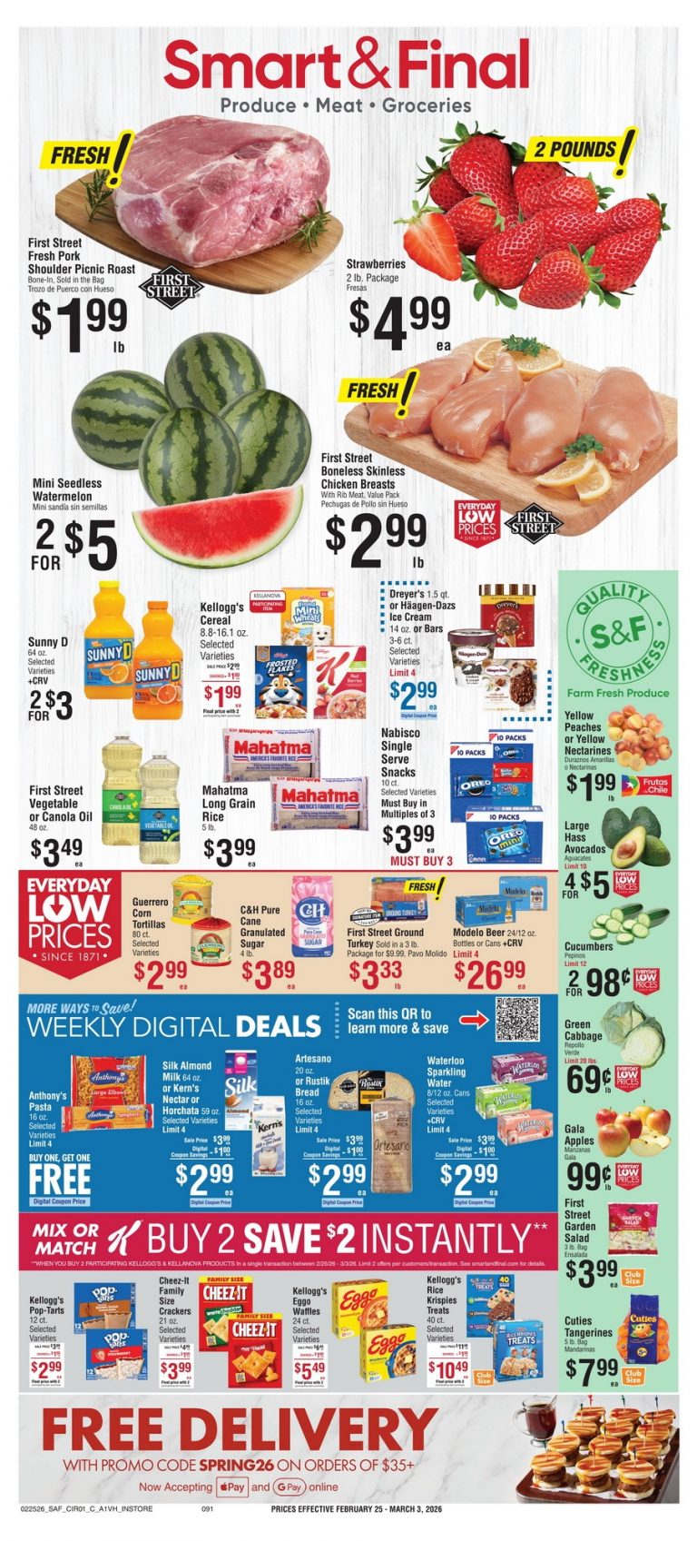 Smart & Final Weekly Ad Feb 25 – Mar 03, 2026