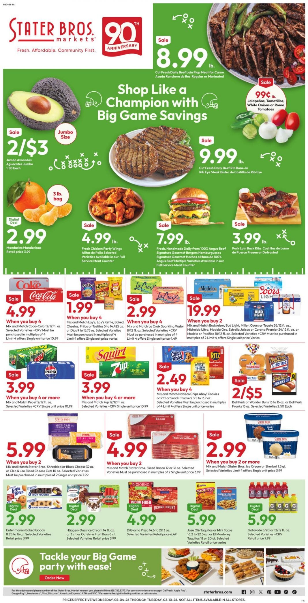 Stater Bros Weekly Ad Feb 04 – Feb 10, 2026