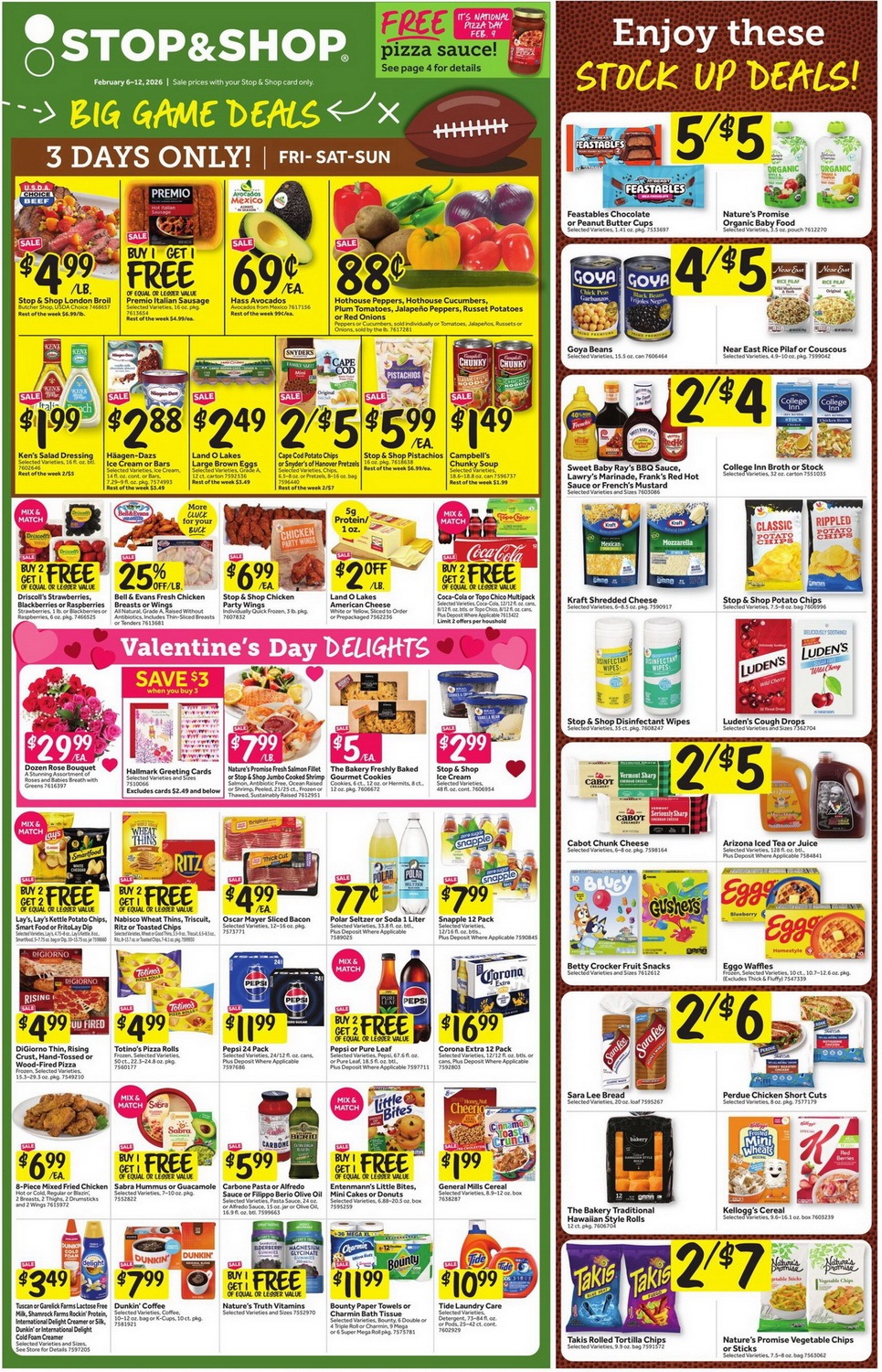 Stop & Shop Weekly Ad Feb 06 – Feb 12, 2026 (Valentine's Day Promotion ...