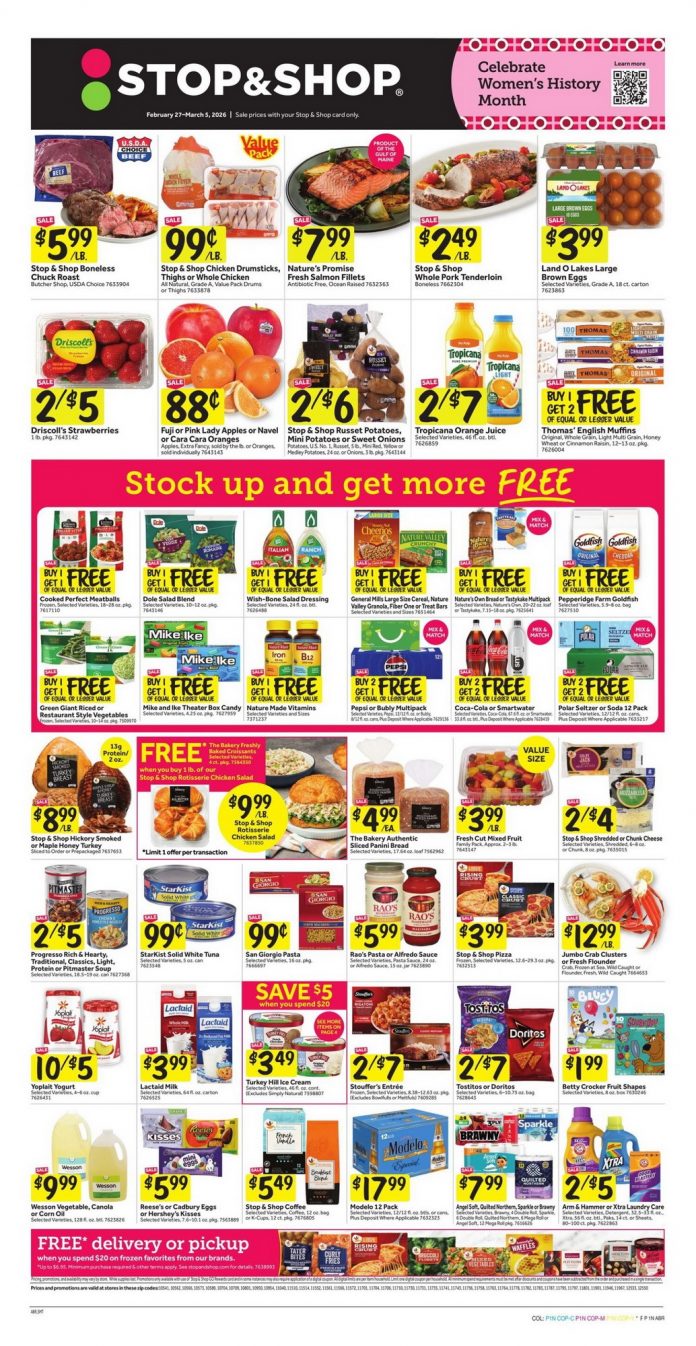 Stop & Shop Weekly Ad Feb 27 – Mar 05, 2026