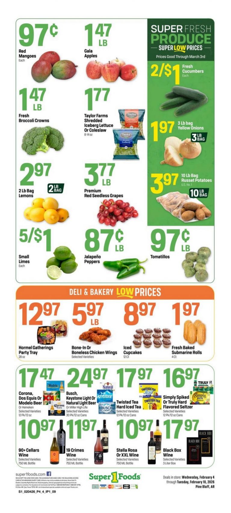 Super 1 Foods Weekly Ad Feb 04 – Feb 10, 2026