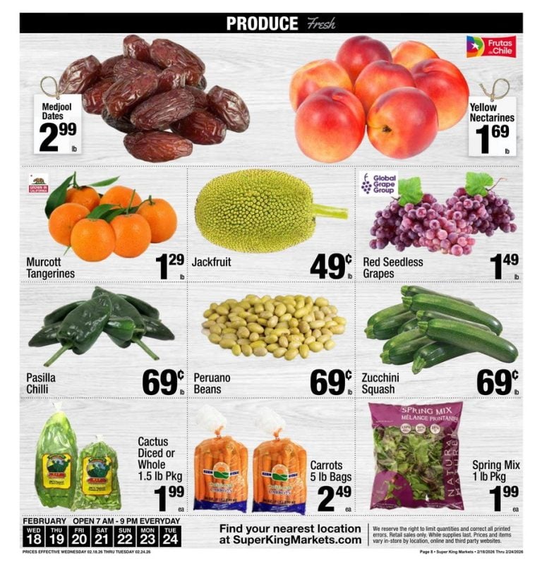 Super King Weekly Ad Feb 18 – Feb 24, 2026 (Valentine's Day Promotion ...