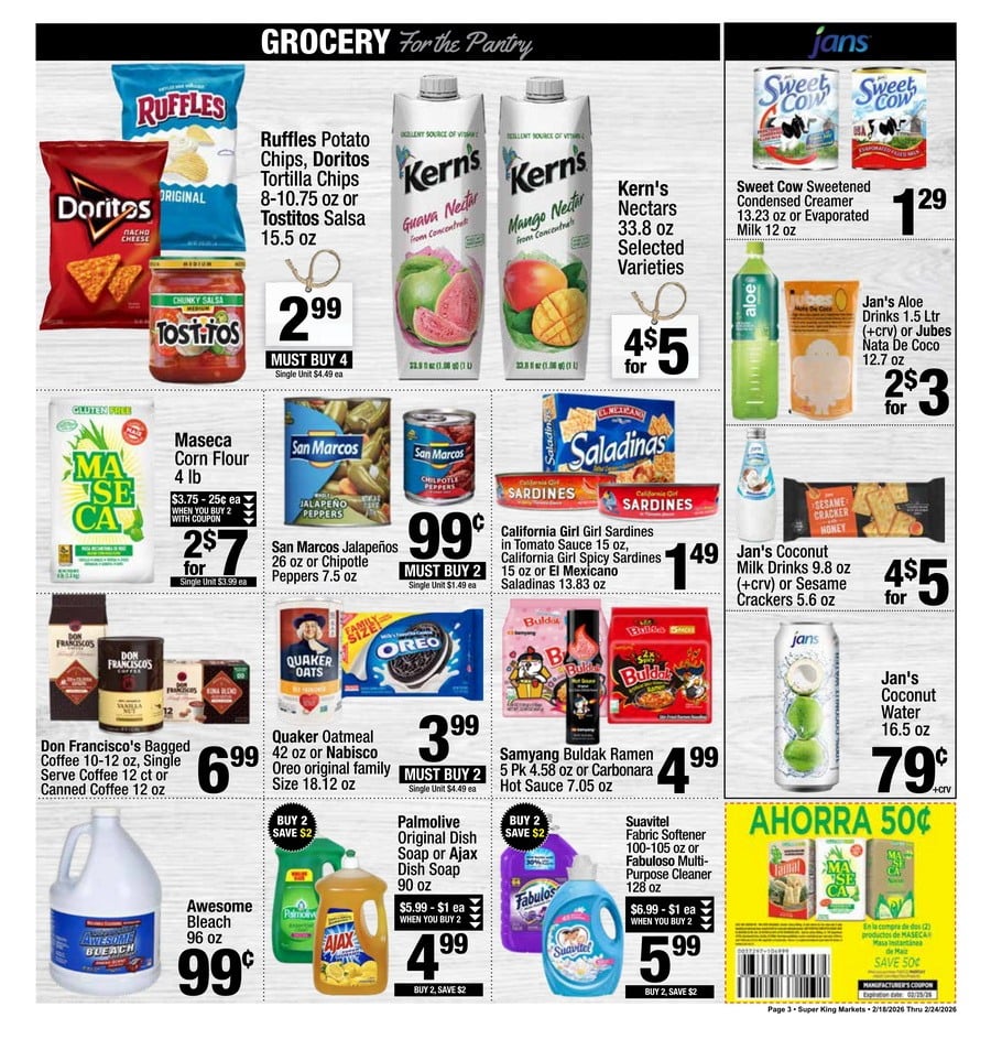 Super King Weekly Ad Feb 18 – Feb 24, 2026 (Valentine's Day Promotion ...
