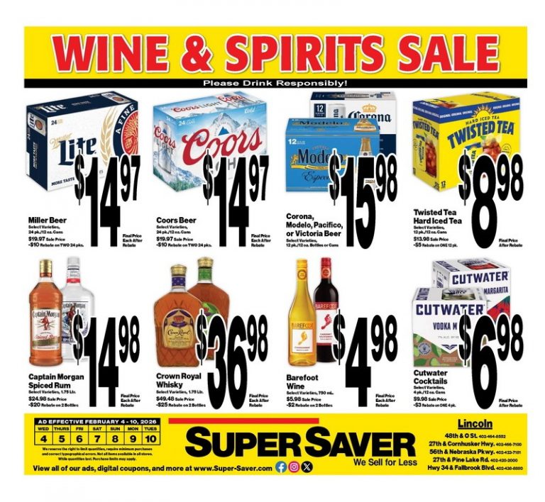 Super Saver Weekly Ad Feb 04 – Feb 10, 2026