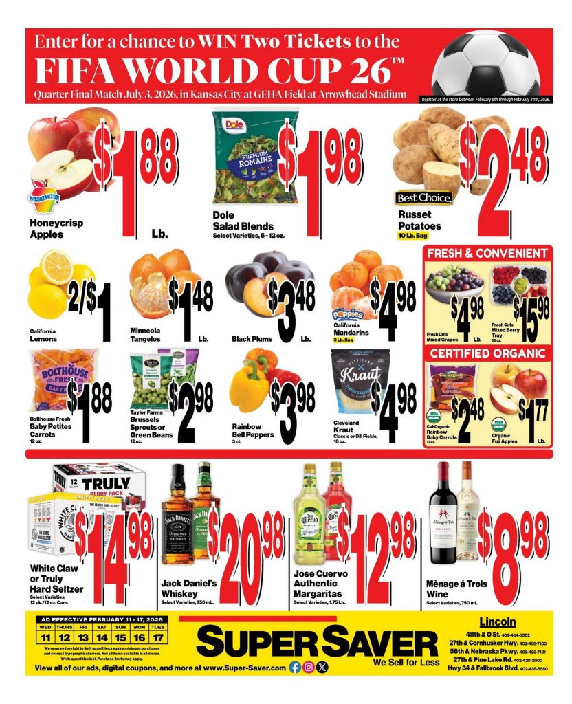 Super Saver Weekly Ad Feb 11 – Feb 17, 2026