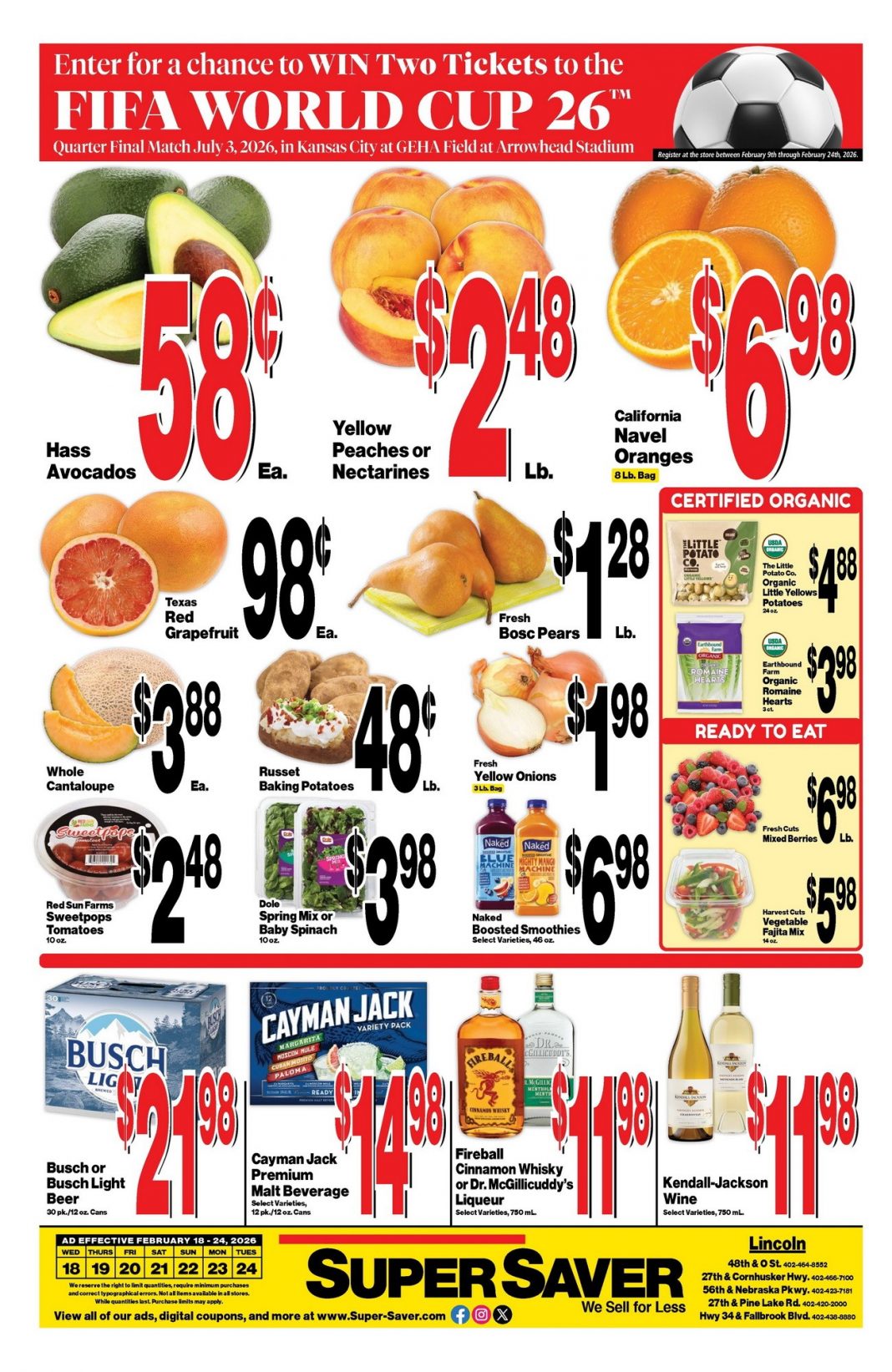Super Saver Weekly Ad Feb 18 – Feb 24, 2026