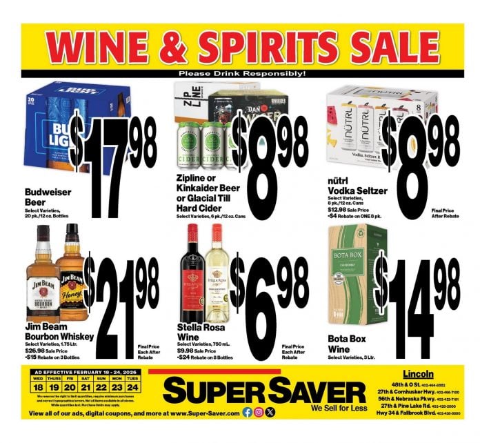 Super Saver Weekly Ad Feb 18 – Feb 24, 2026