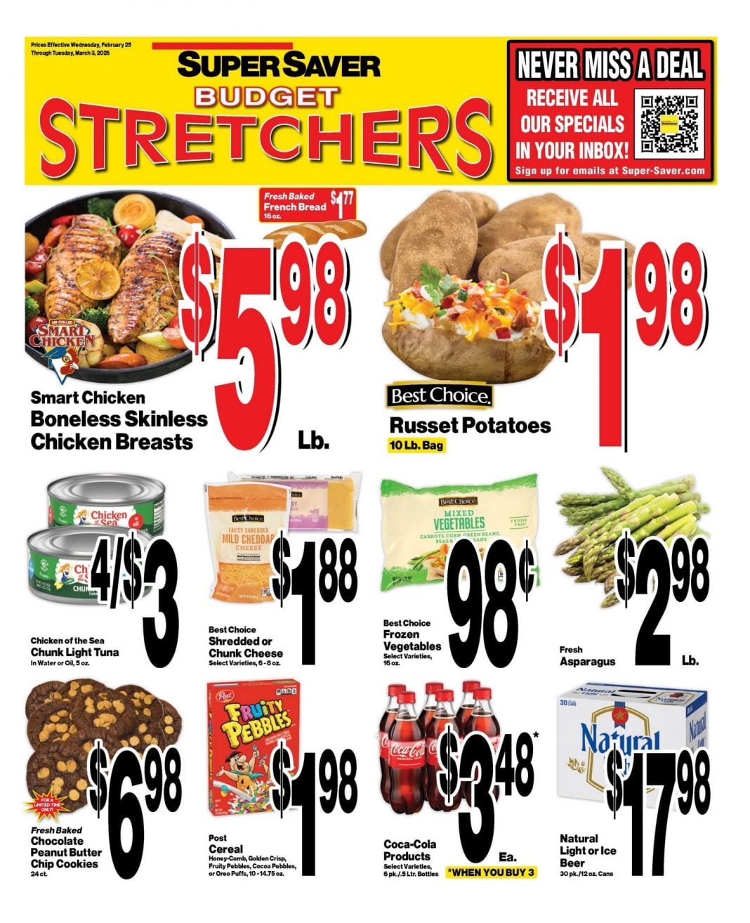 Super Saver Weekly Ad Feb 25 – Mar 03, 2026