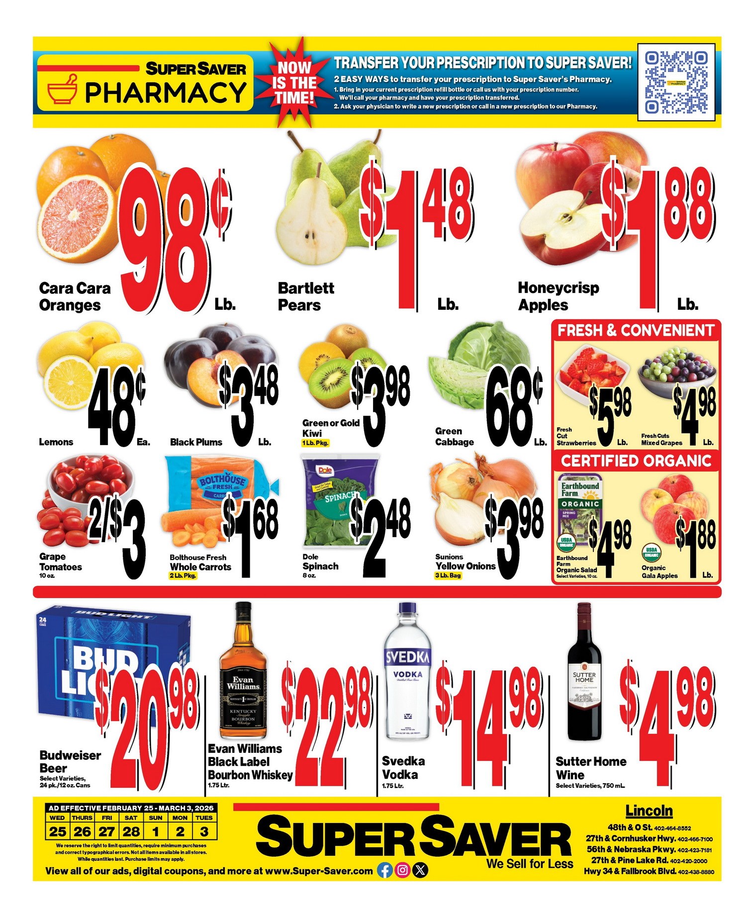 Super Saver Weekly Ad Feb 25 – Mar 03, 2026