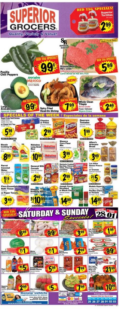 Superior Grocers Weekly Ad Feb 25 – Mar 03, 2026