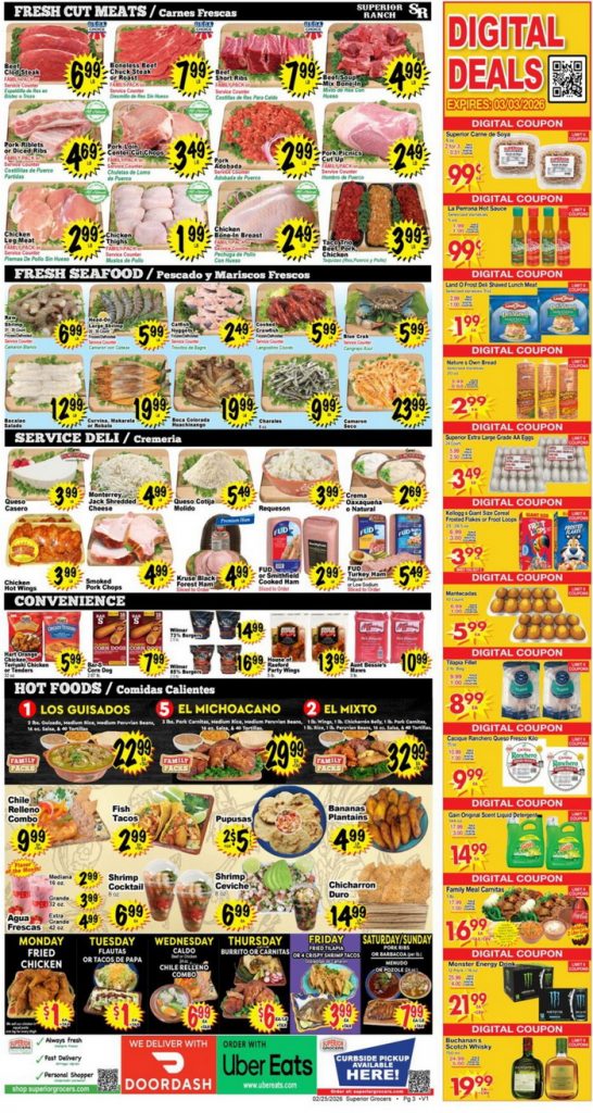 Superior Grocers Weekly Ad Feb 25 – Mar 03, 2026