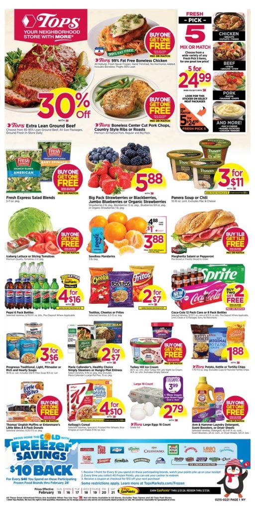 Tops Weekly Ad Feb 15 – Feb 21, 2026
